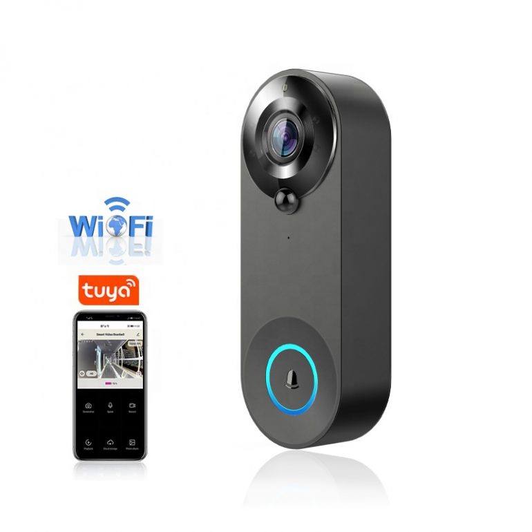 Smart Wireless WiFi Motion Sensor Doorbell and Video Camera 1080P Lens ...